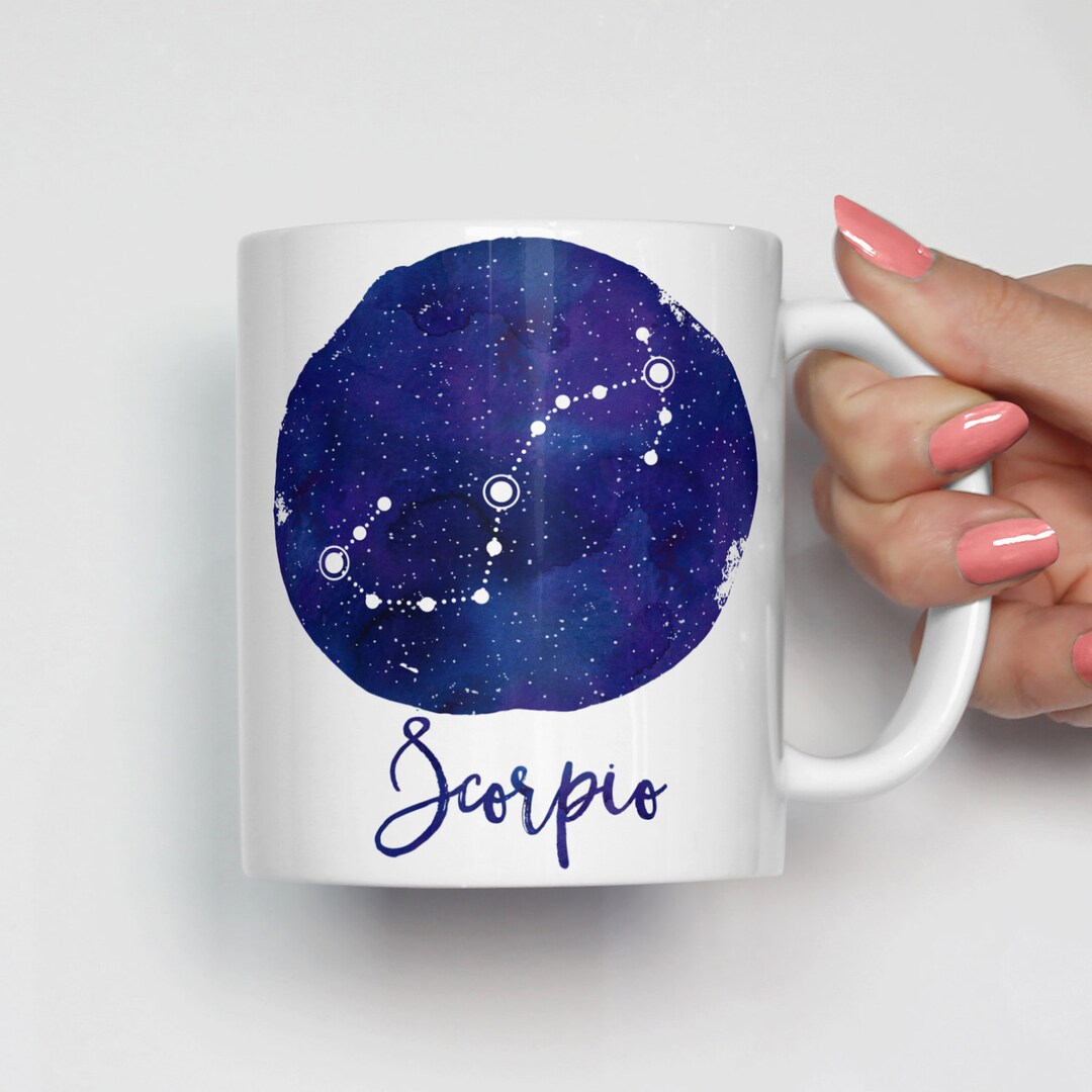 Scorpio Constellation Mug Scorpio Zodiac Mug Scorpio - Etsy