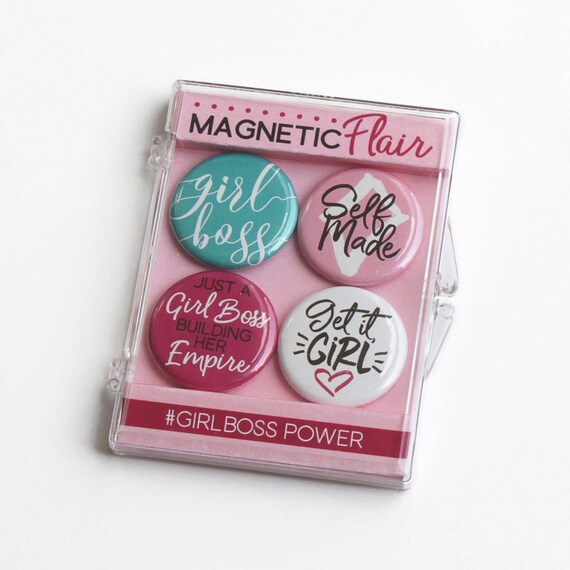 Girl Boss Magnet Set Girl Boss Gifts Boss Lady Gifts Gift | Etsy