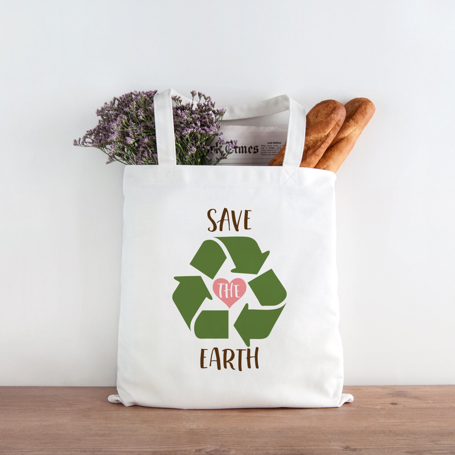 Earth Day Tote Bag Save the Earth Canvas Bag Canvas Tote | Etsy