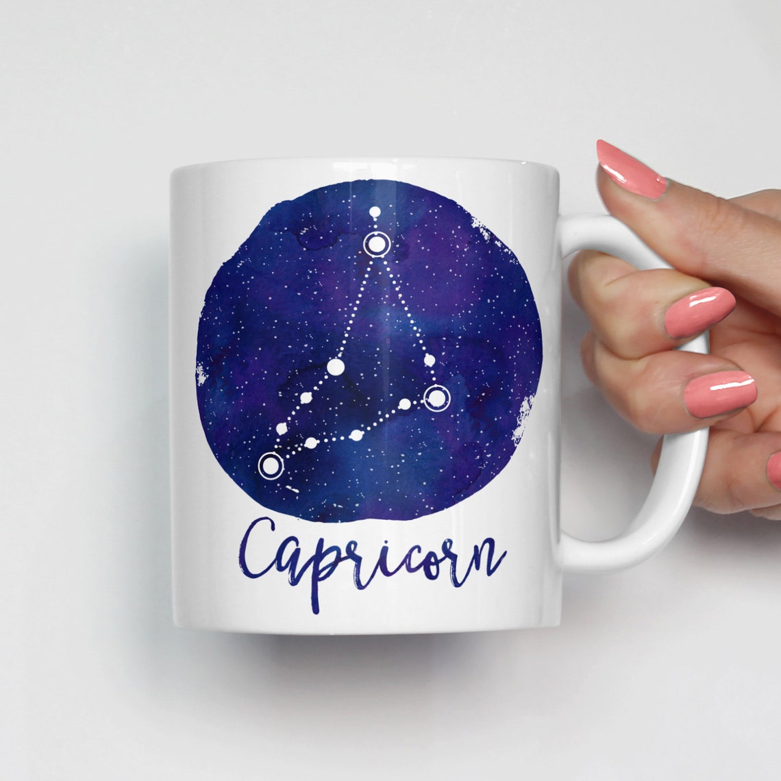 Capricorn Constellation Mug Capricorn Zodiac Mug Celestial - Etsy