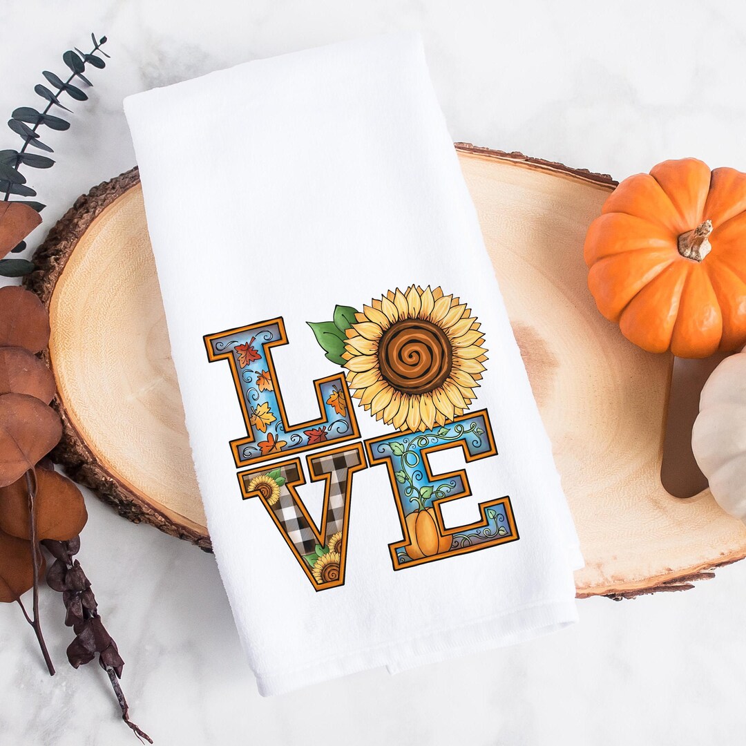 Fall Hand Towel Fall Tea Towel Fall Dish Towels Farmhouse - Etsy UK