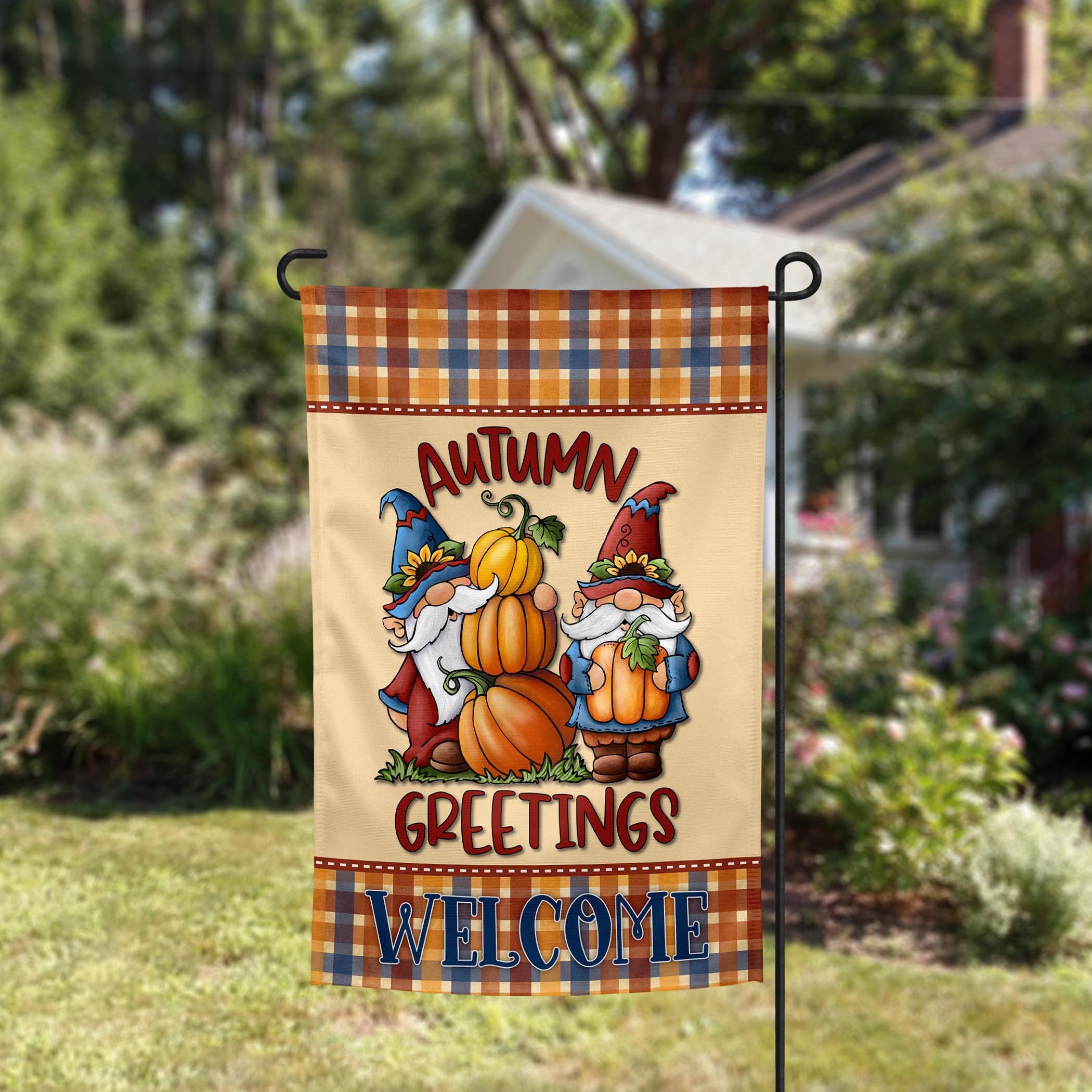 Home & Living Personalized Autumn Fall Garden Flag Floor & Rugs Rugs ...