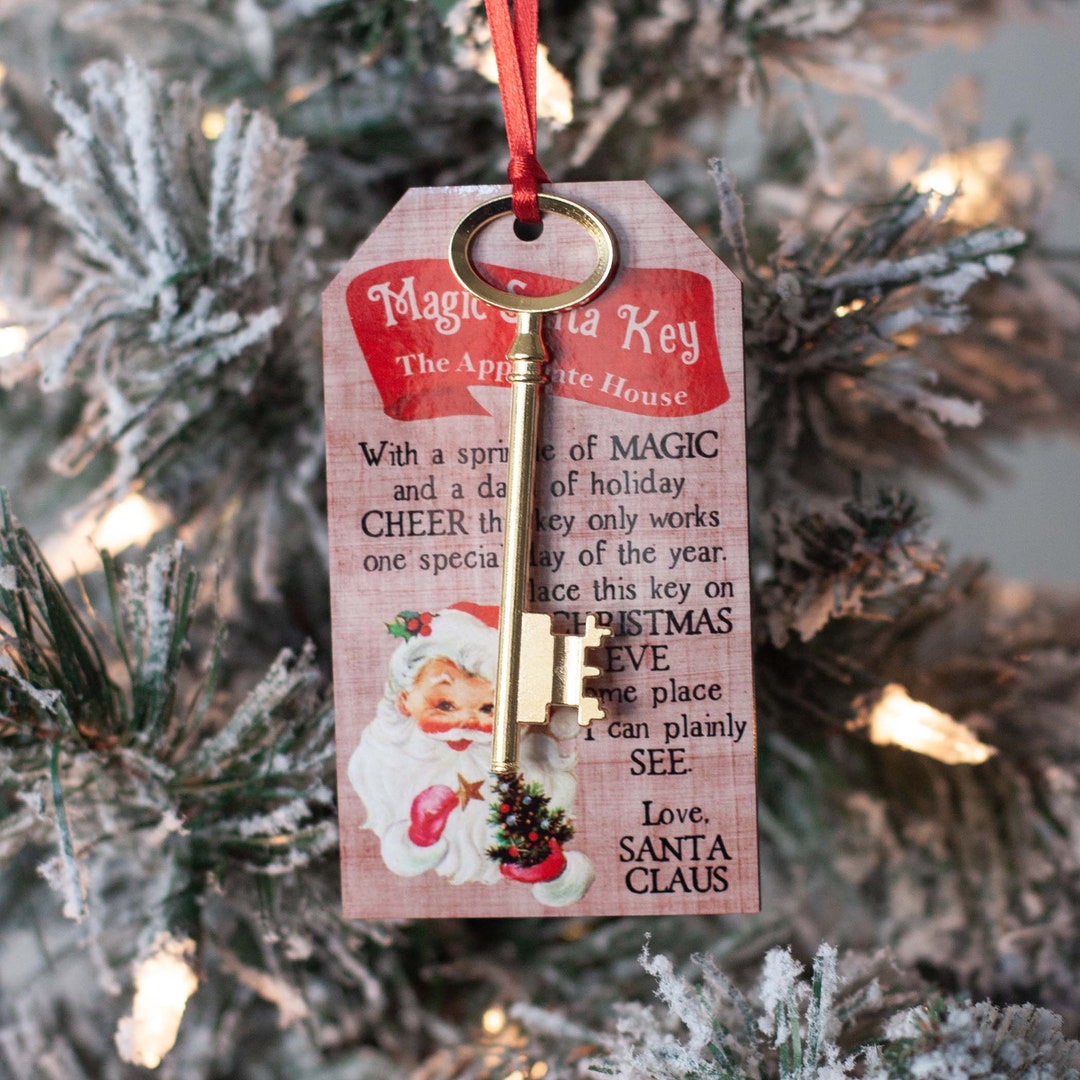 Personalized Santa Key, Santas Magic Key, Christmas Eve Box Filler ...