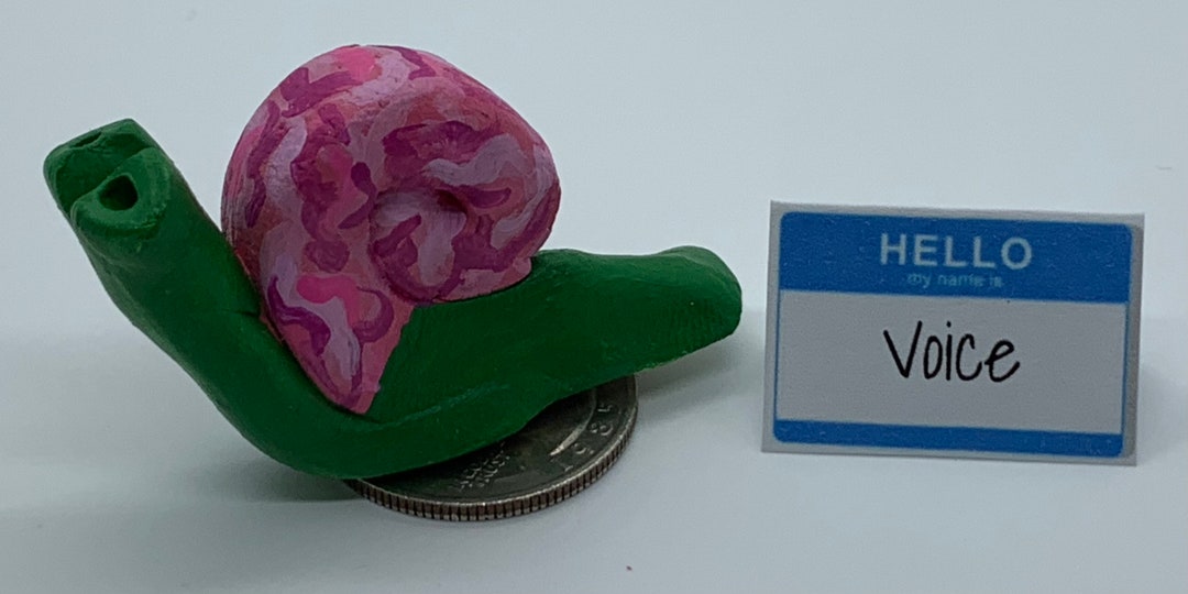 Limited Edition: Mental Health Snail “voice” - Etsy