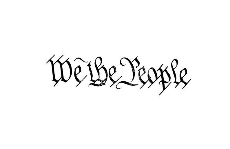 We the People Design SVG DXF & PNG | Etsy