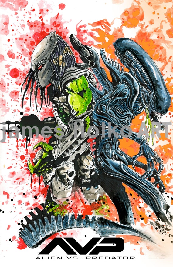 Alien VS. Predator - Etsy