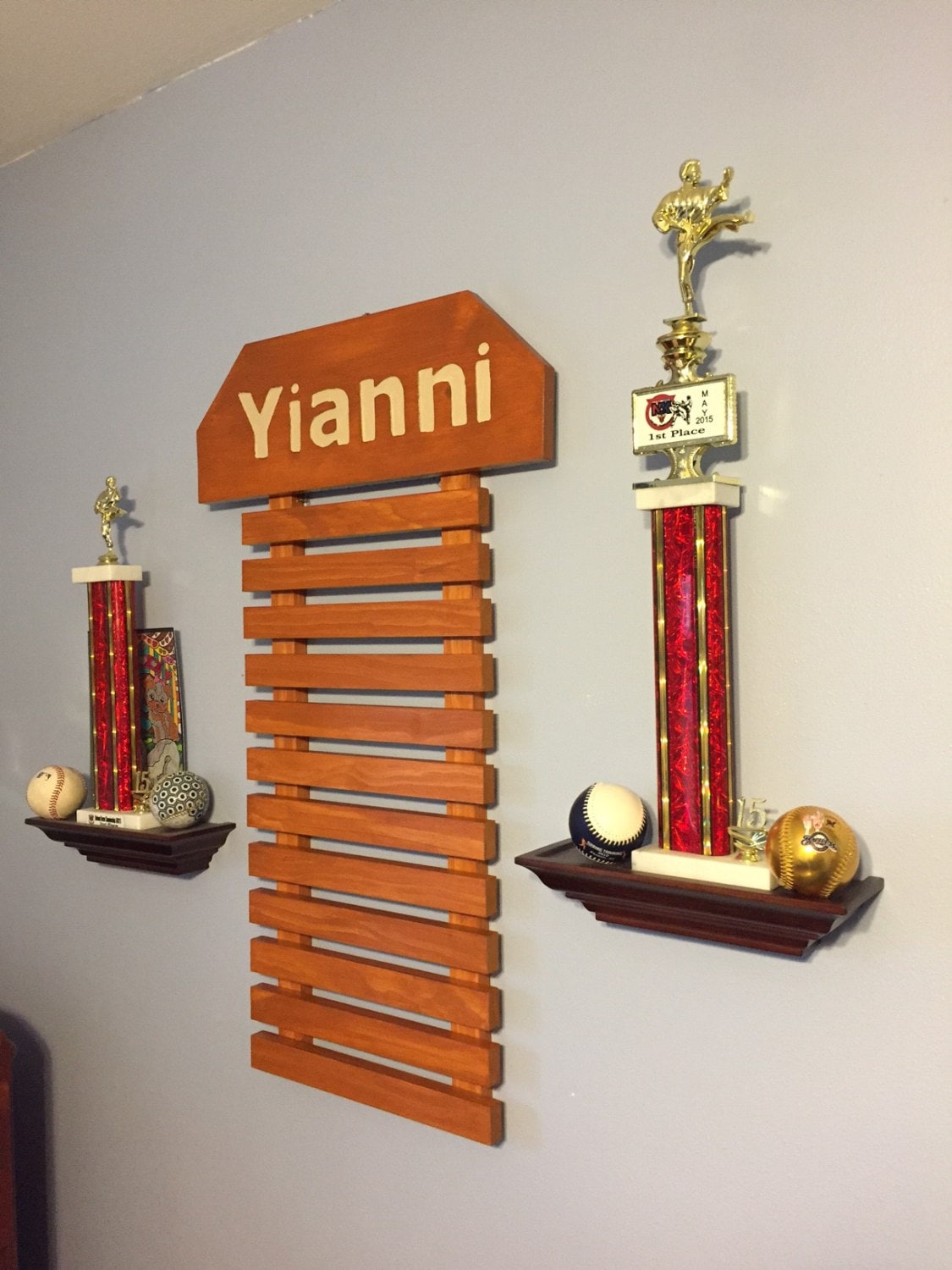 Karate Belt Display Rack Martial Arts Display Rack Holder Holds 12 ...