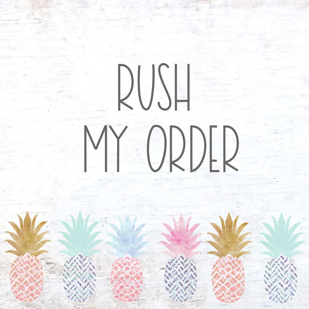 Rush My Order | Add On - Etsy