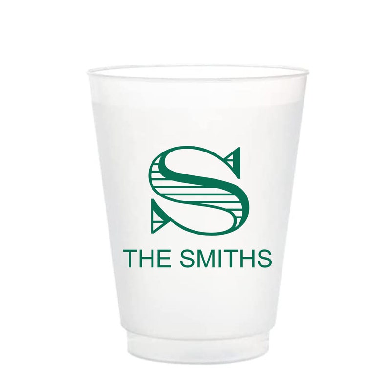 Monogram Cups - Etsy