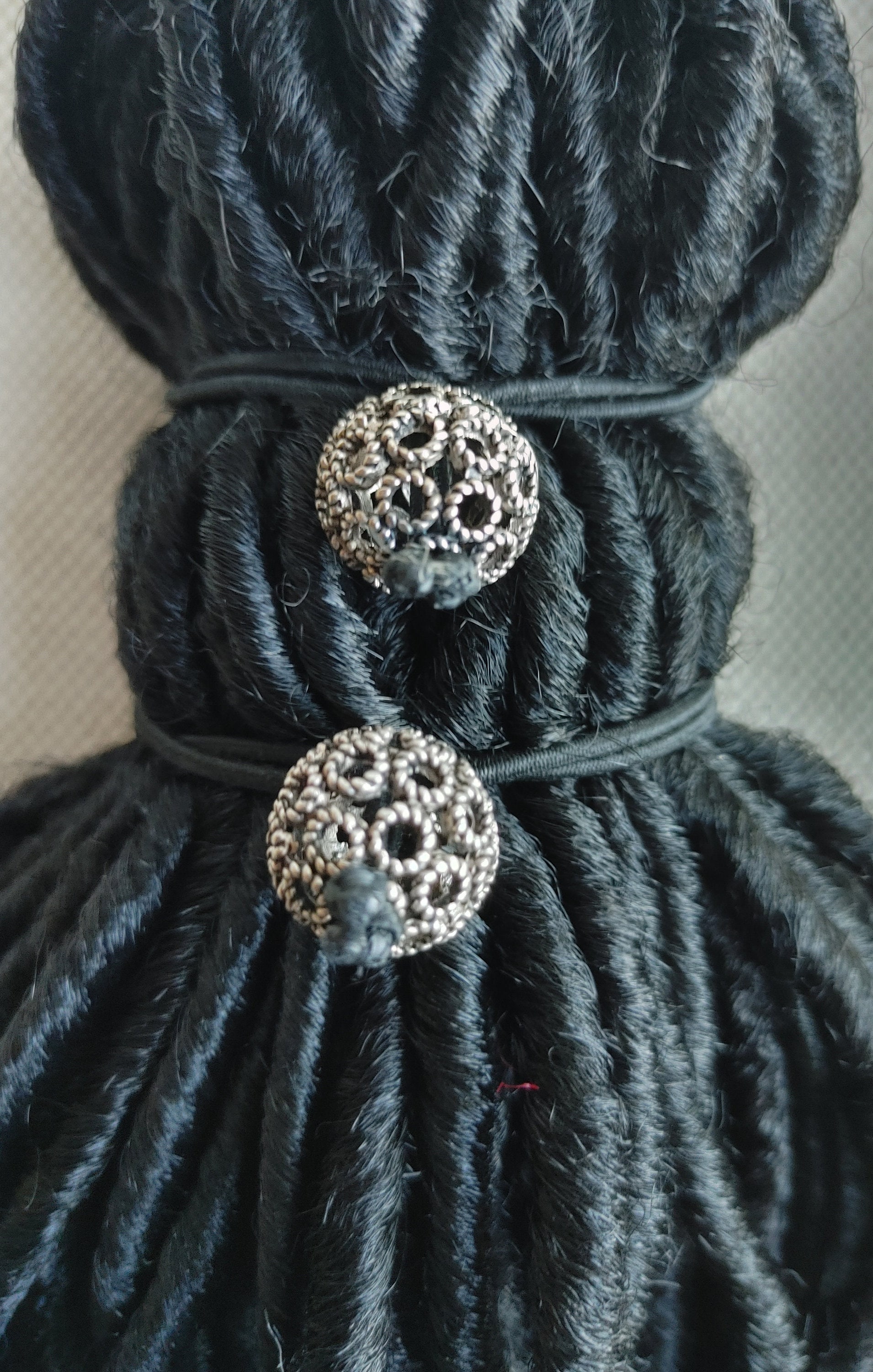 Hollow Ball Hair Tie for Braids Locs Dreadlocks Curly Hair - Etsy