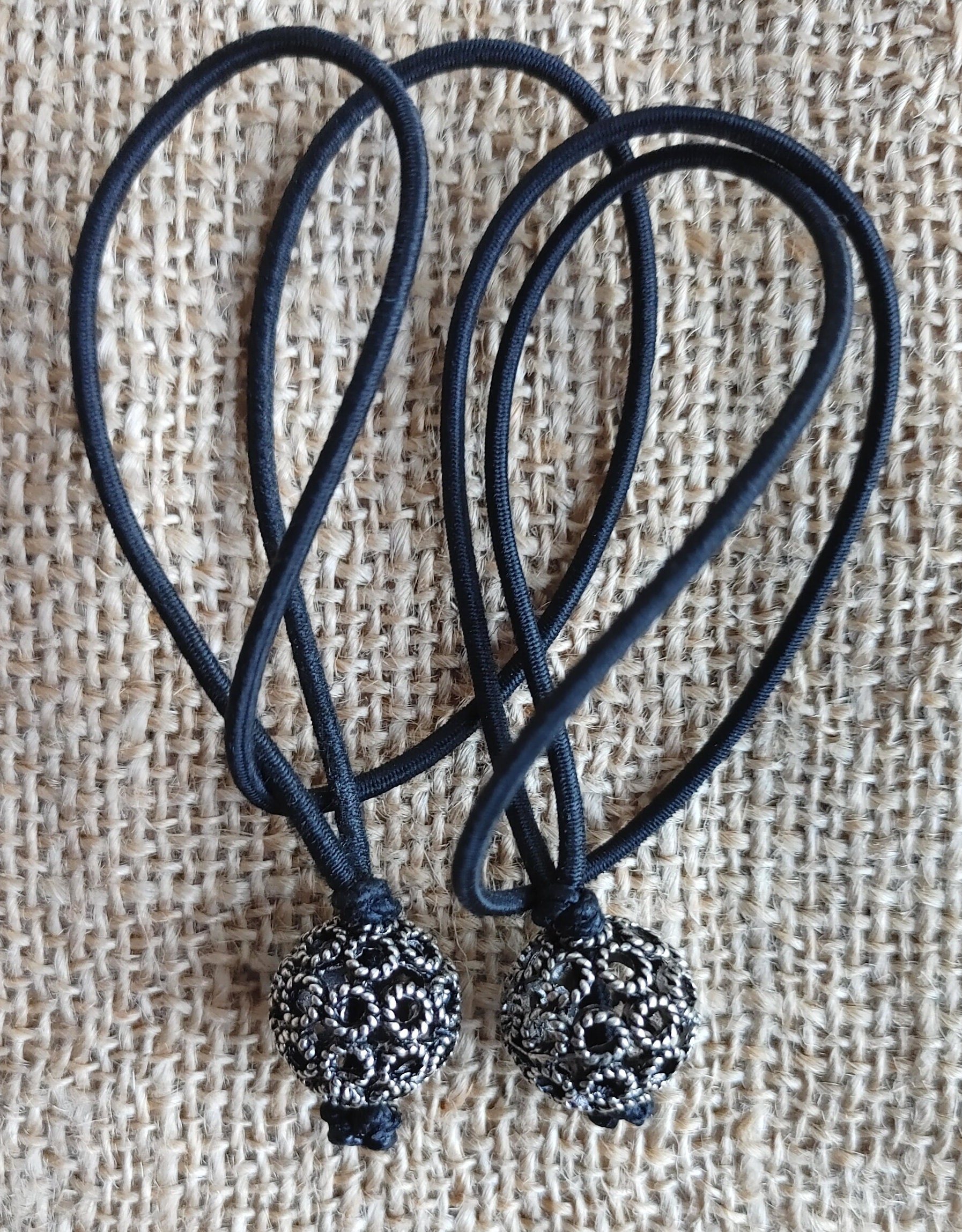 Hollow Ball Hair Tie for Braids, Locs, Dreadlocks, Curly Hair, Natural ...