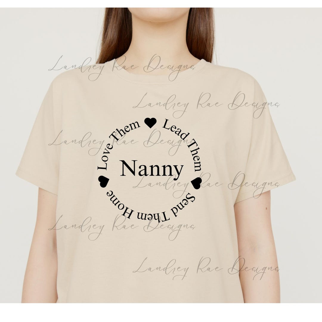 Nanny PNG SVG File | DIY Shirt, Tumbler, Notebook, Stickers, Bag, Mug ...