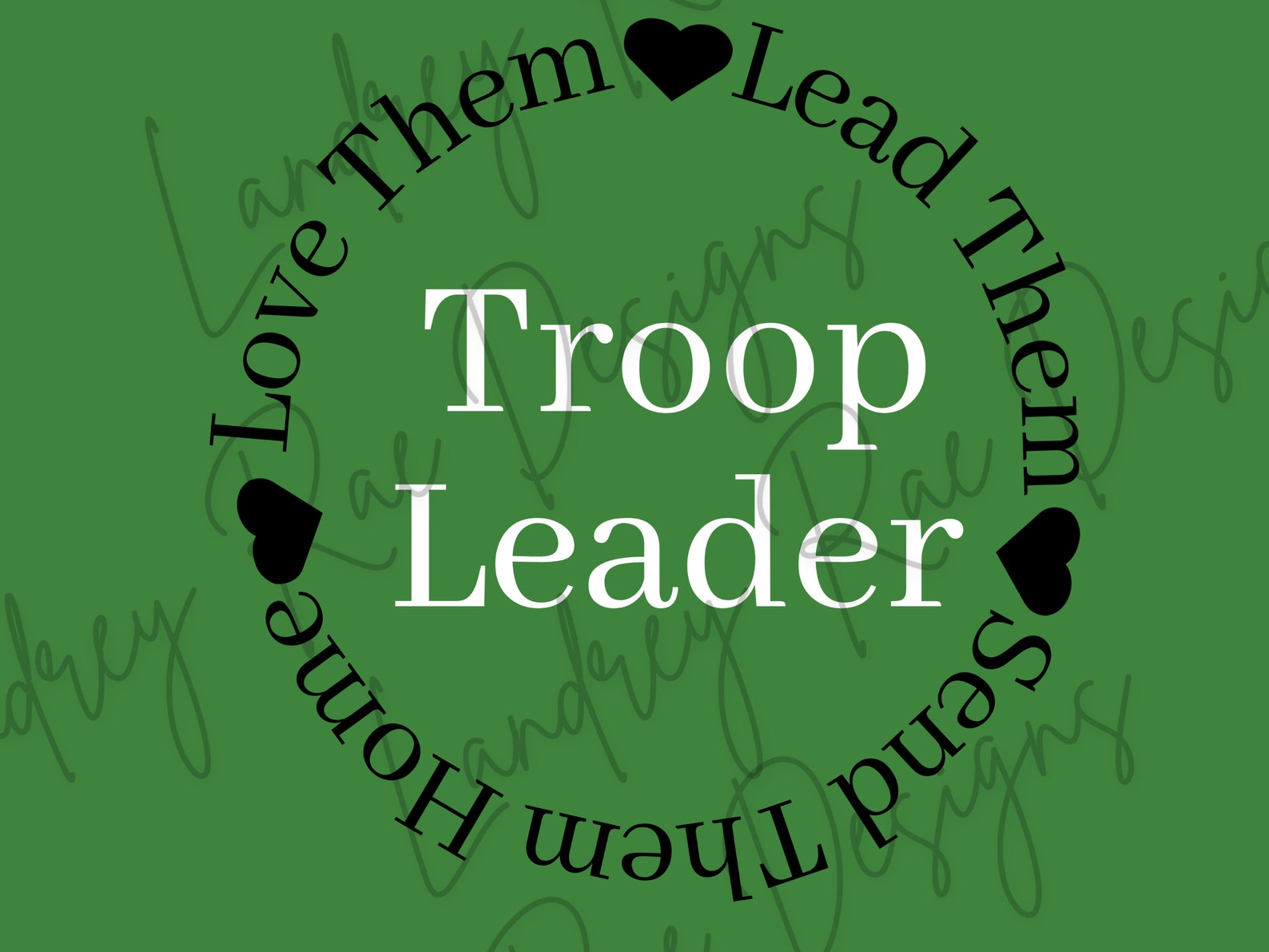 Troop Leader PNG File - Etsy