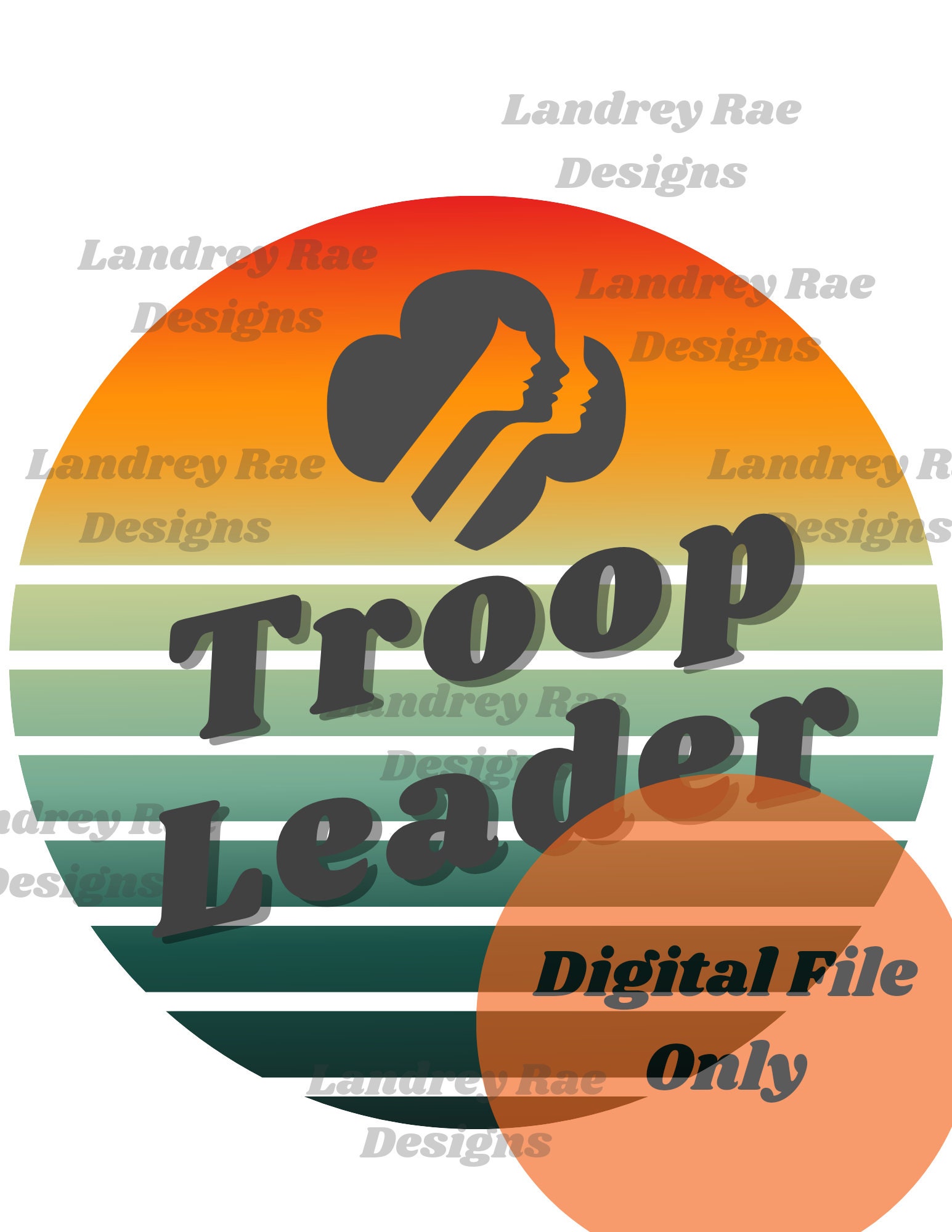 Troop Leader PNG File - Etsy
