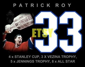 Patrick Roy Poster - Etsy Canada
