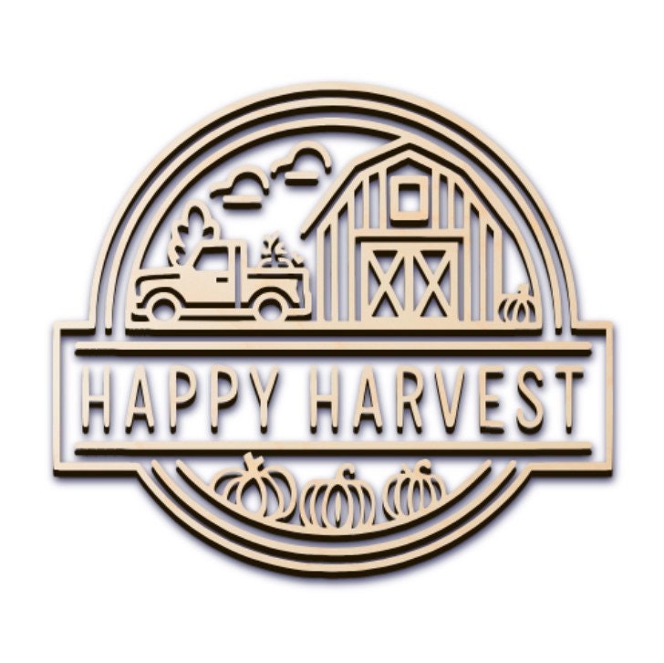 Happy Harvest SVG, Harvest Svg, Happy Thanksgiving Svg, Thanksgiving ...