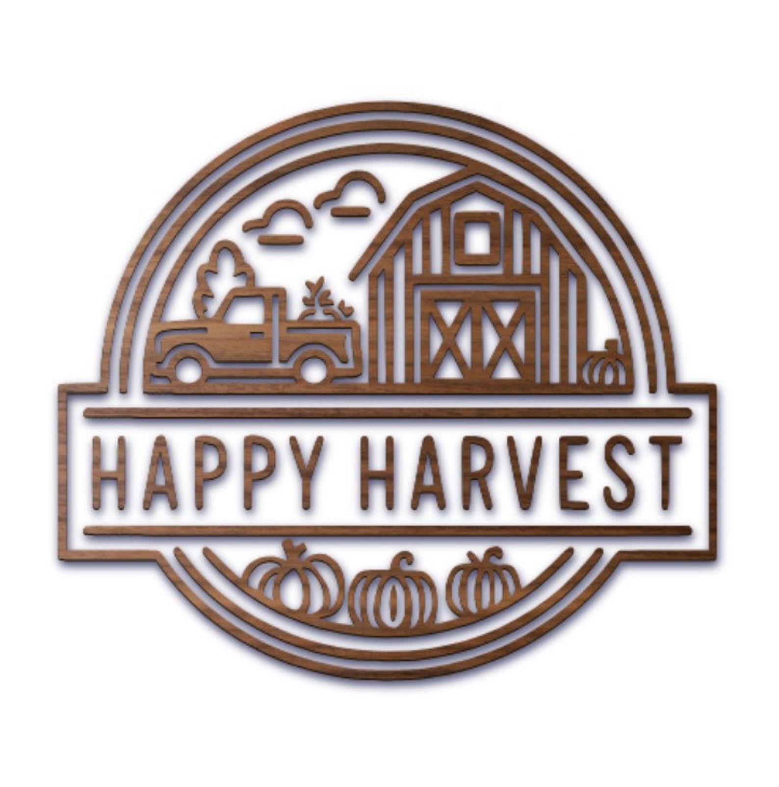 Happy Harvest SVG, Harvest Svg, Happy Thanksgiving Svg, Thanksgiving ...