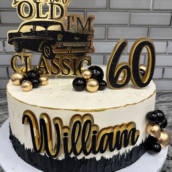 Classic Cake Topper - Etsy