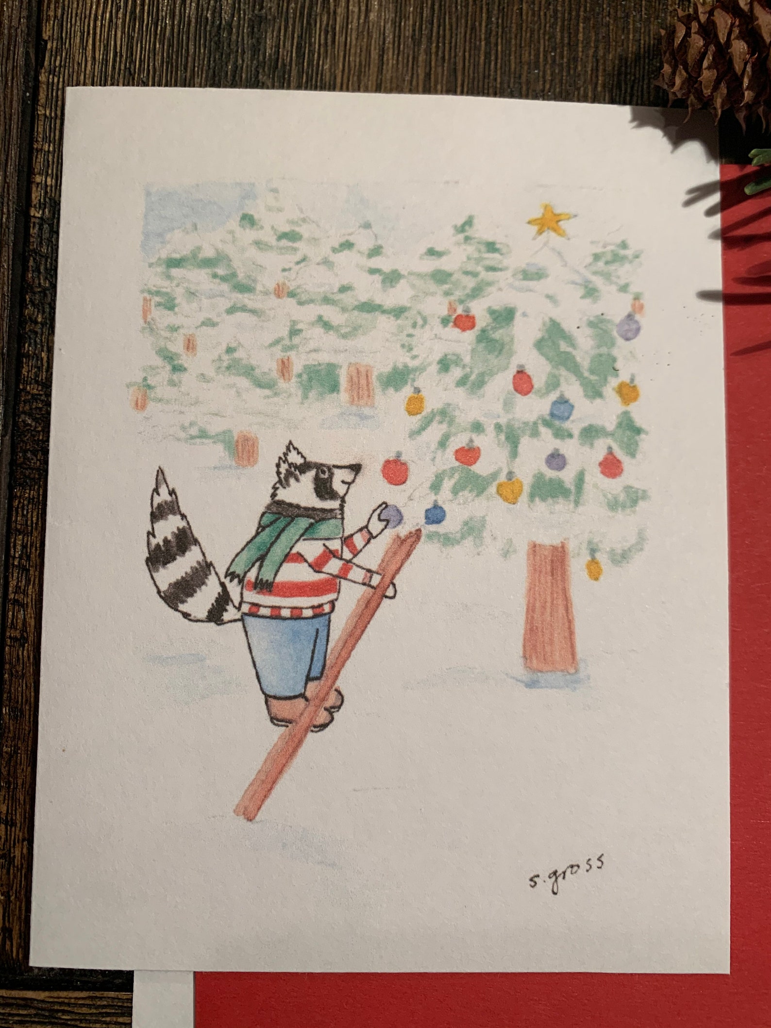 Holiday Card Set for Kids Kids Christmas Cards Artist-made - Etsy