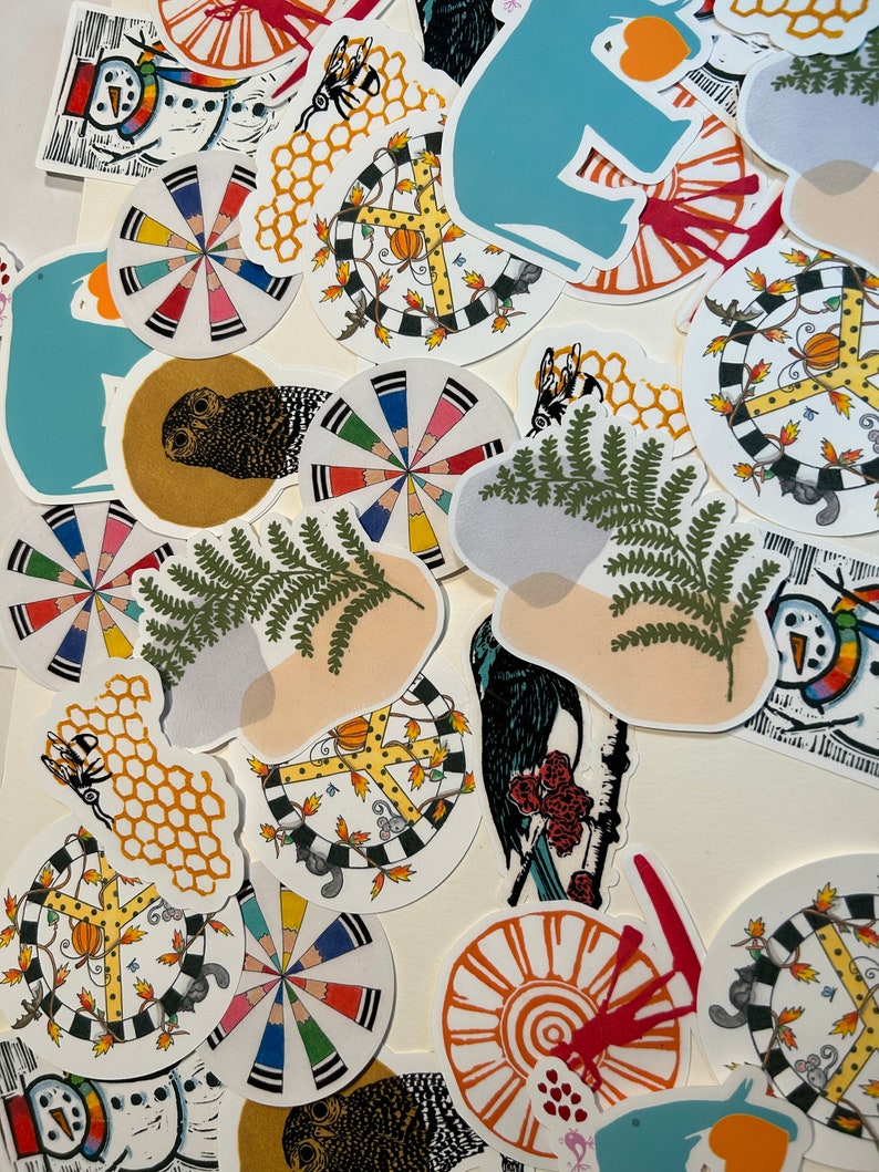 Die Cut Stickers | Owl in the Moonlight | Vinyl Stickers | Waterproof ...