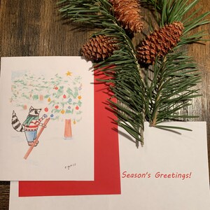 Holiday Card Set for Kids Kids Christmas Cards Artist-made - Etsy
