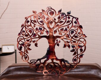 Copper Tree of Life Wall - Etsy