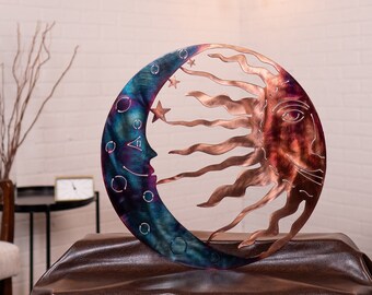 Sun and Moon Outdoor Wall Art - Etsy