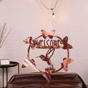 Hummingbird Welcome Sign - Etsy