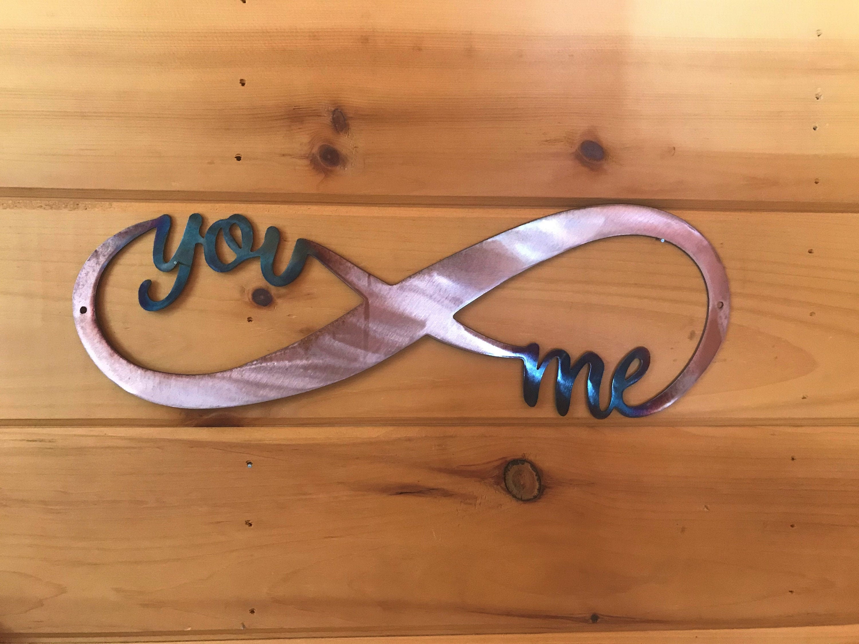You and Me Infinity Sign Wedding Anniversary & | Etsy