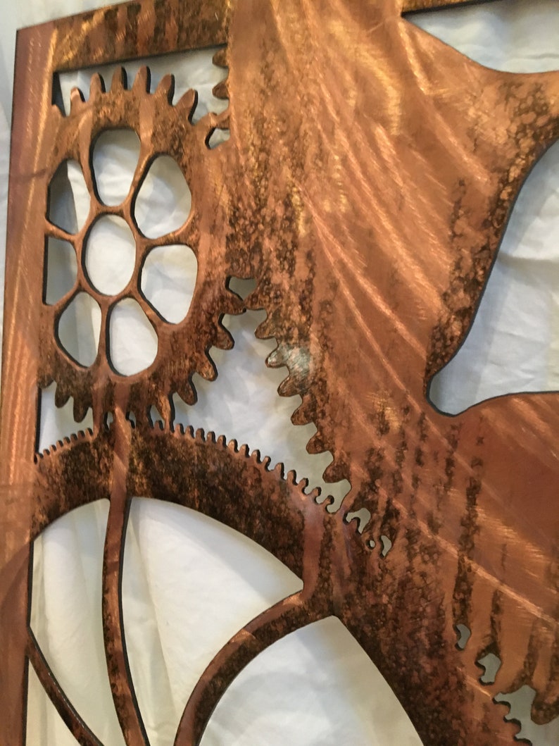 Steampunk Gears Panel - Metal Wall Art - Etsy