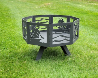 Red Lake Fire Pit Sphere Custom Made CALL BERFORE ORDERING - Etsy