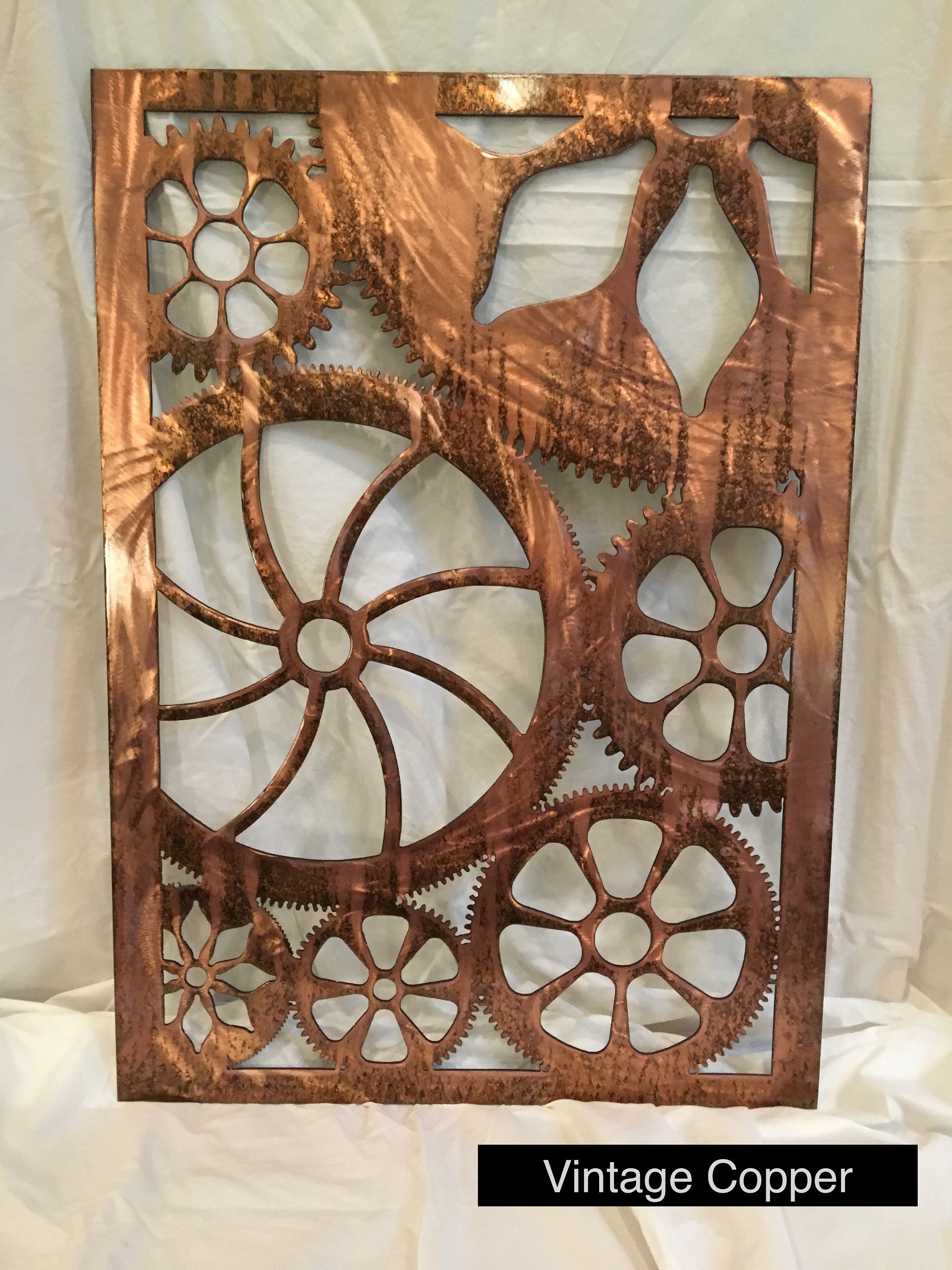 Steampunk Gears Panel - Metal Wall Art - Etsy