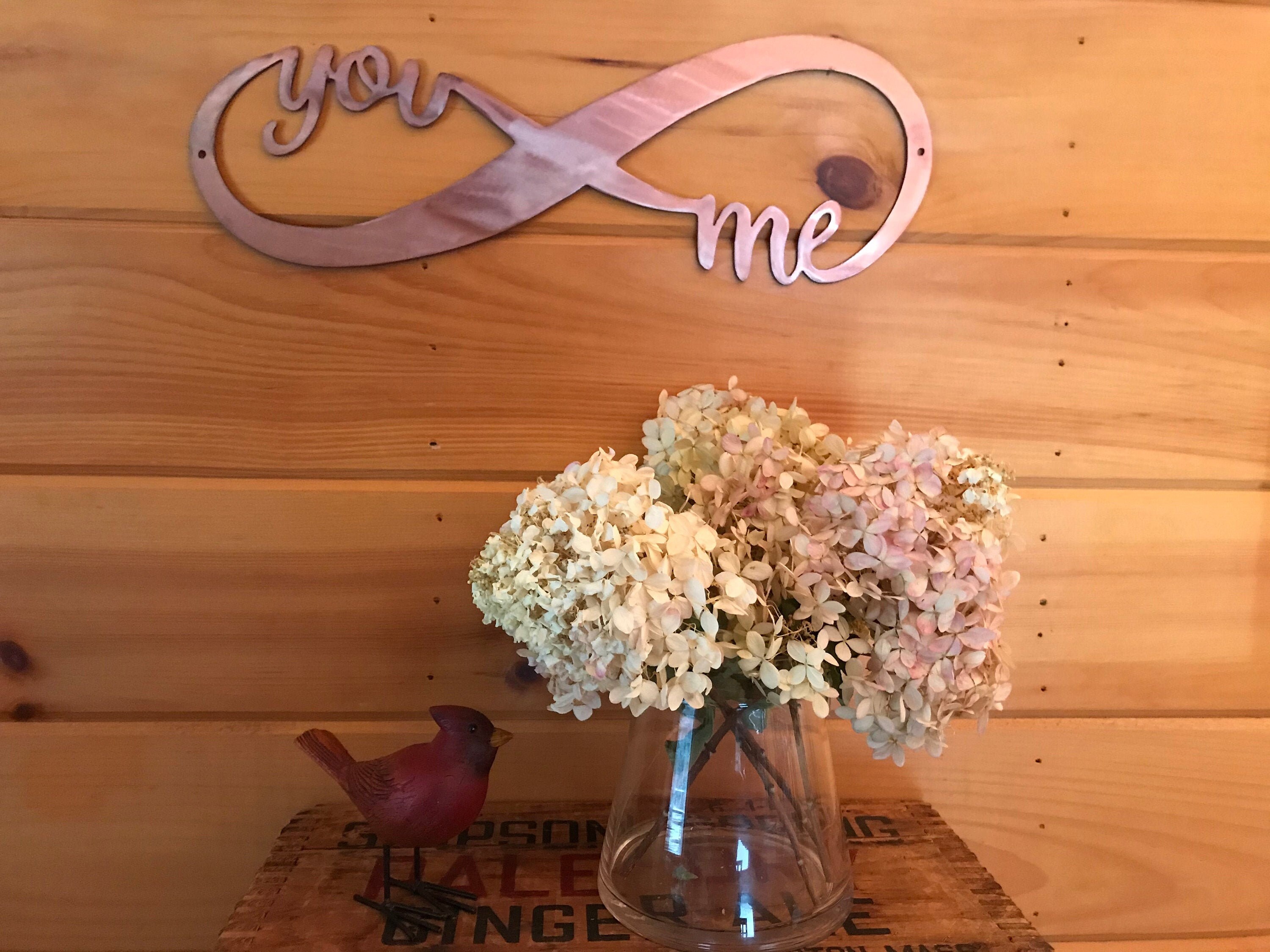 You and Me Infinity Sign Wedding Anniversary & | Etsy