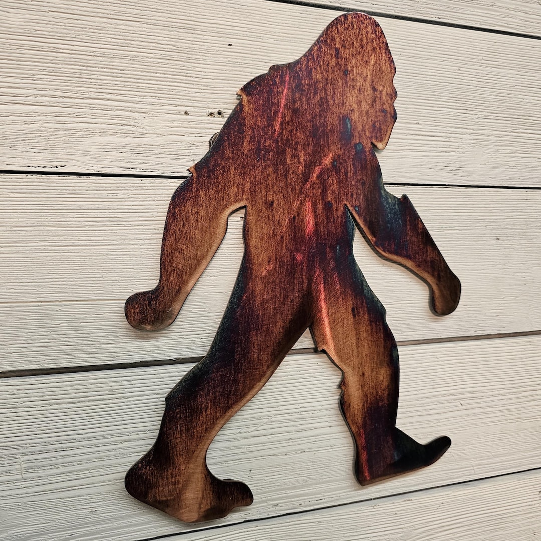 Big Foot Sasquatch Metal Wall Art Handcrafted - Etsy