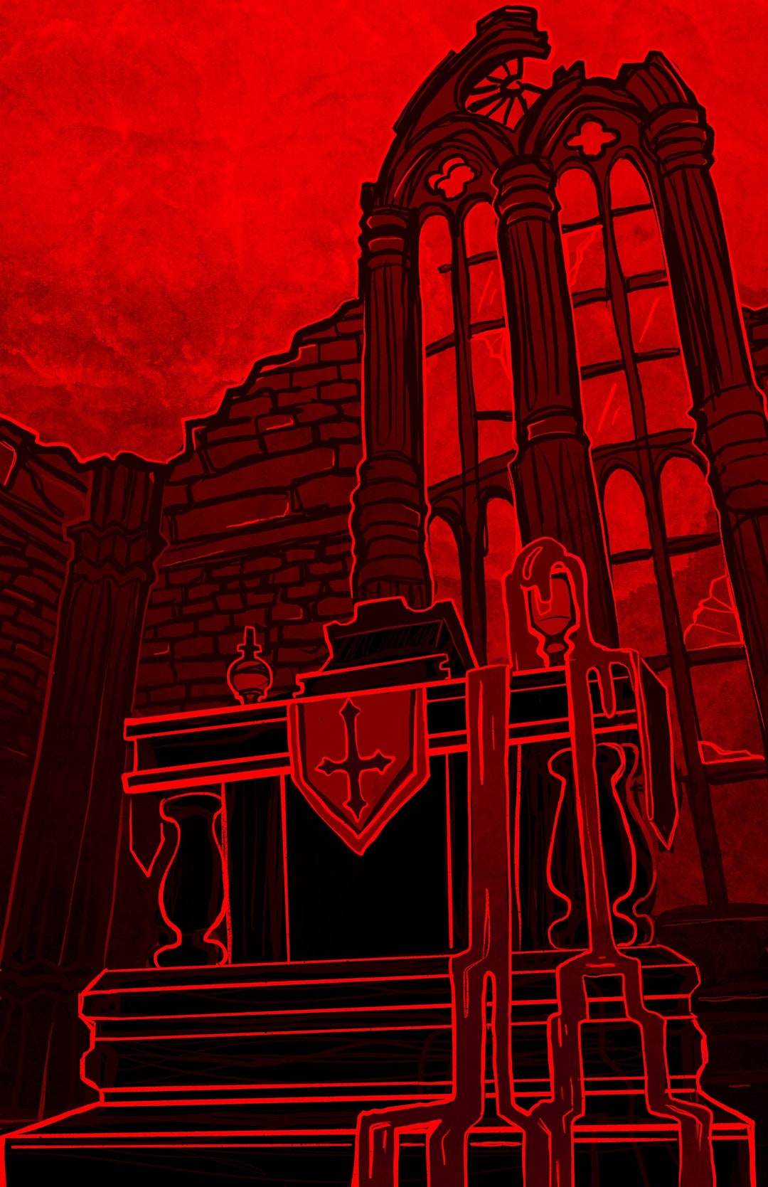 Dark Communion 11x17 Print - Etsy