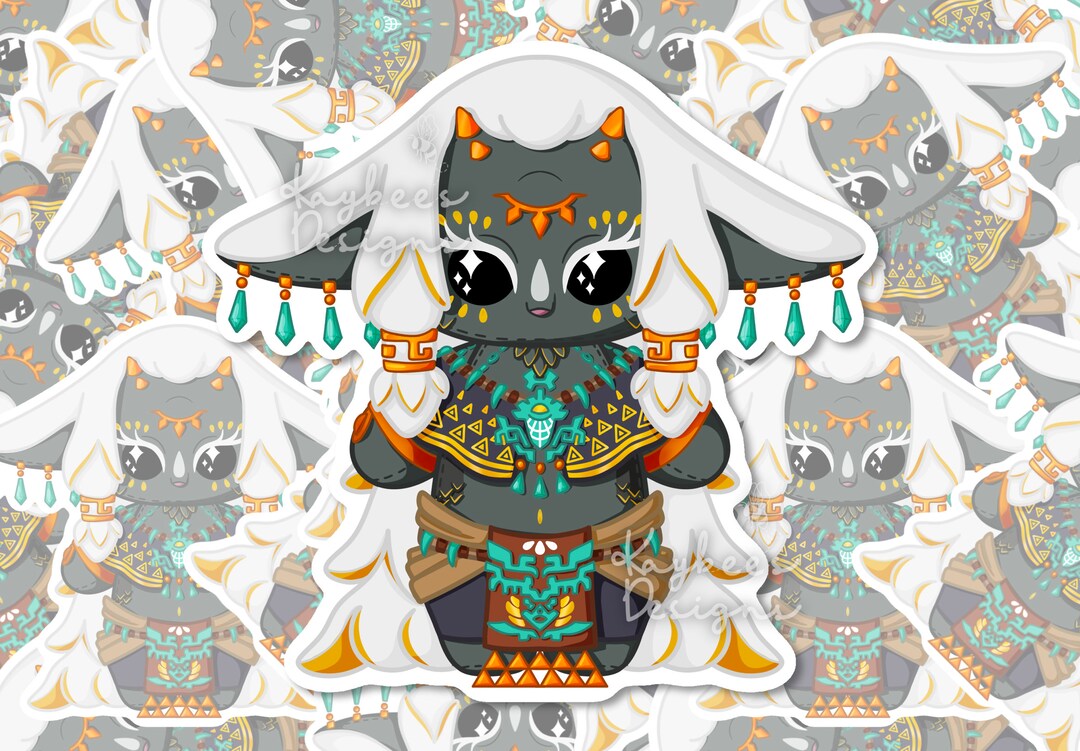 TOTK Rauru Glossy Die Cut Sticker - Etsy