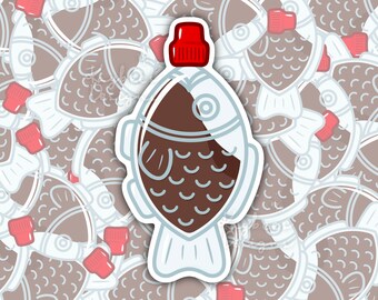 Soy Sauce Fish Sticker - Etsy