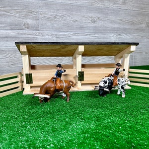 Toy Rodeo Arena With Chutes and Racing Barrels - Etsy