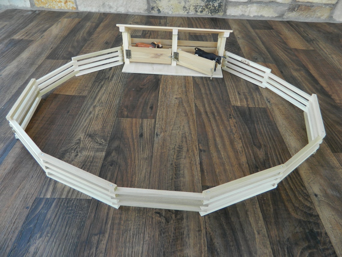 Toy Rodeo Chutes With Foldup Fence Arena - Etsy