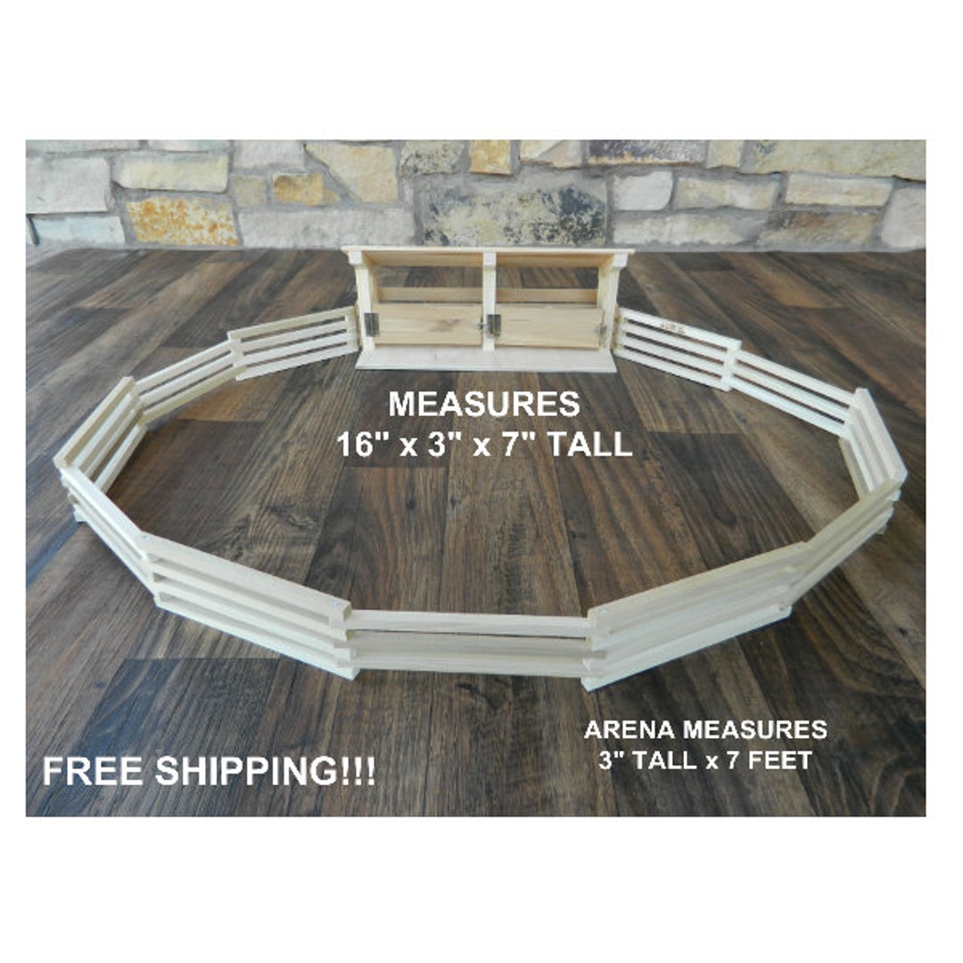 Toy Rodeo Chutes With Foldup Fence Arena - Etsy