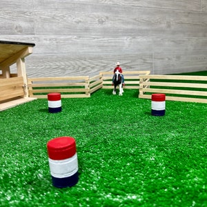 Toy Rodeo Arena With Chutes and Racing Barrels - Etsy