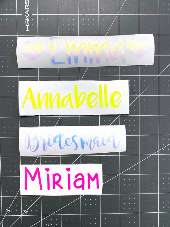 Vinyl Name Decal Name Sticker Water Bottle Sticker Custom - Etsy