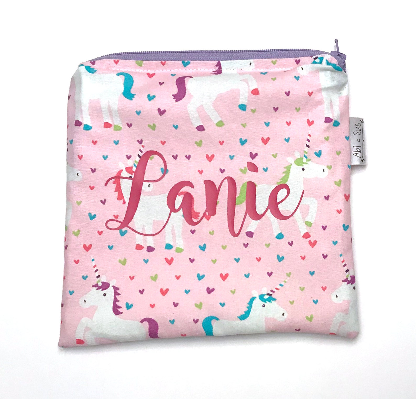 Personalization Add-on Reusable Snack Bags Reusable - Etsy