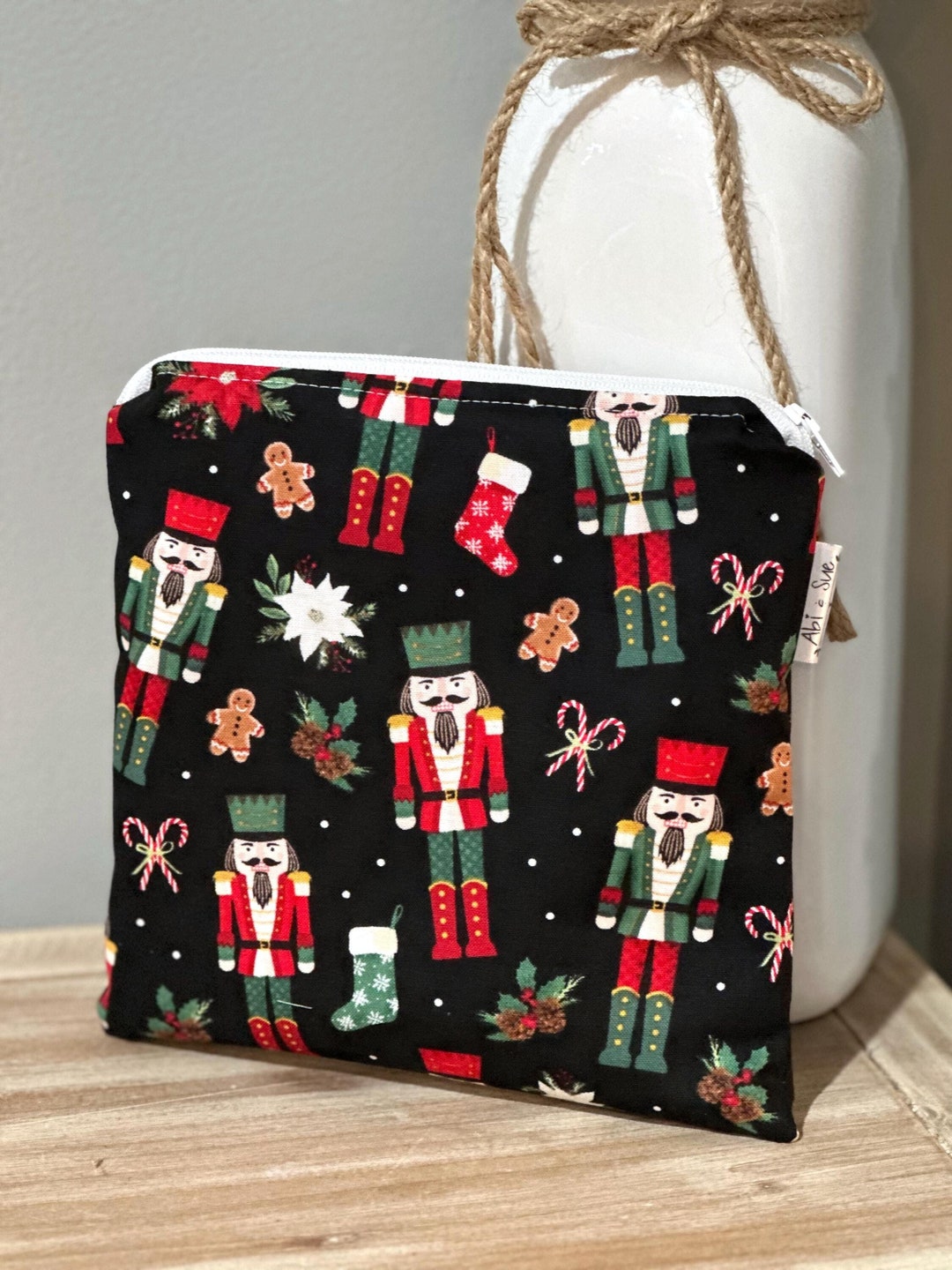 Christmas Nutcrackers - Reusable Snack Bag, Reusable Sandwich Bag ...