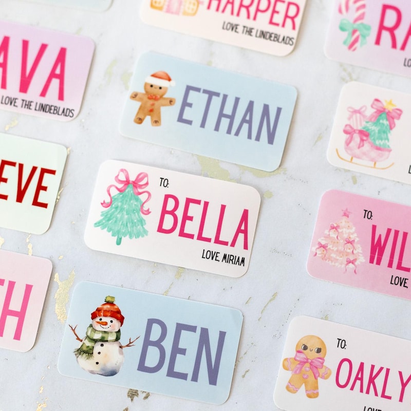 Custom Christmas Tag - Etsy