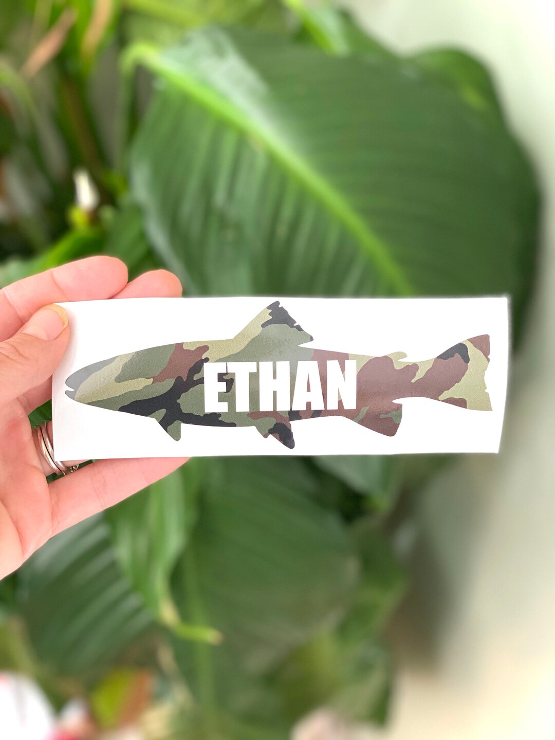 Fish Decal, Fish Stickers, Fish Decal for Car, Personalized Tackle Box ...