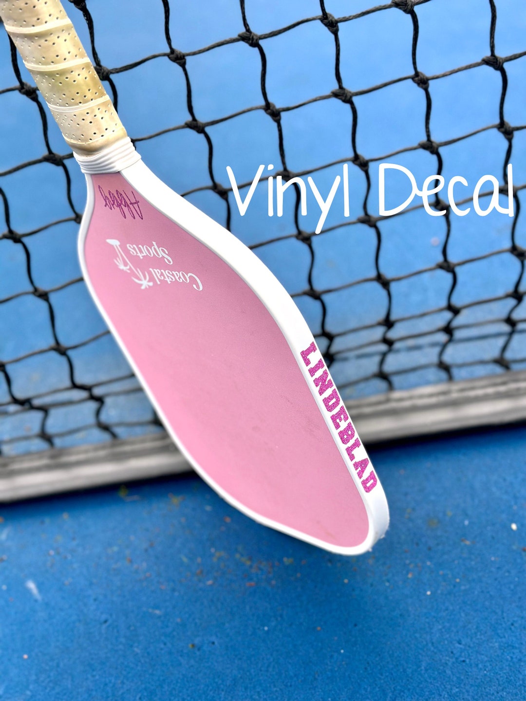 Vinyl Decal for Pickleball Paddle, Customized Pickle Ball Paddle ...