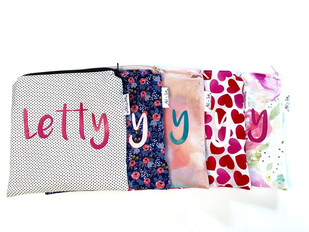 CHOOSE 5 Personalized Bags - Reusable Snack Bags,zipper Snack Bags ...