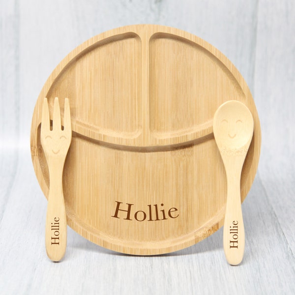 Kids Sectioned Plate - Etsy