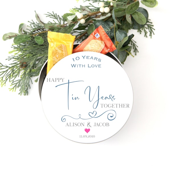 Tin Anniversary - Etsy